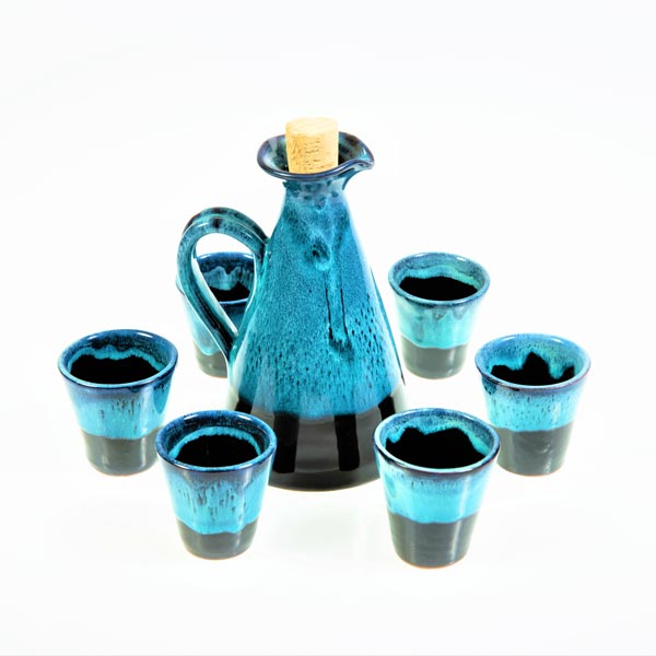 BLACK - BLUE :: VARIOUS :: SPIRIT SERVING SET, 7 pcs - Products